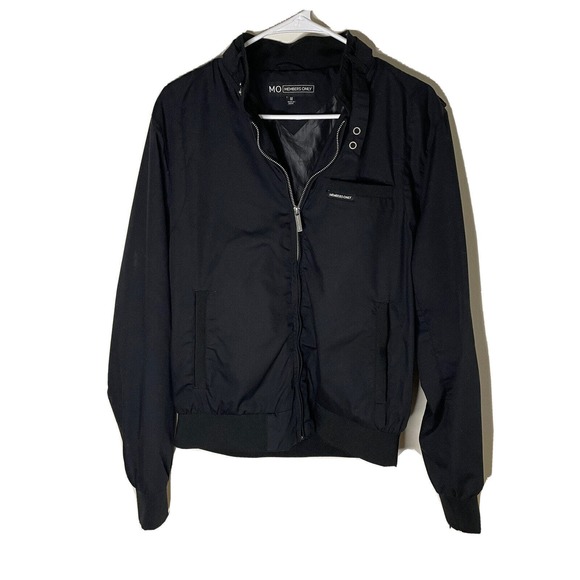 Members Only | Jackets & Coats | Members Only Mens Classic Iconic Black ...